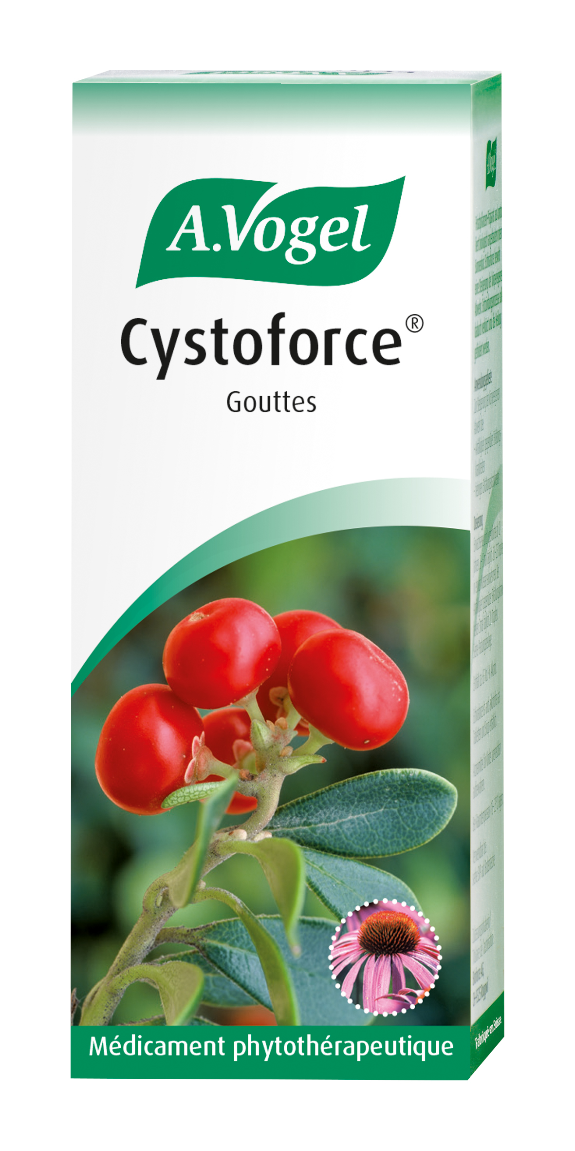 A.Vogel: Médicament phytothérapeutique A.Vogel Cystoforce®, Gouttes